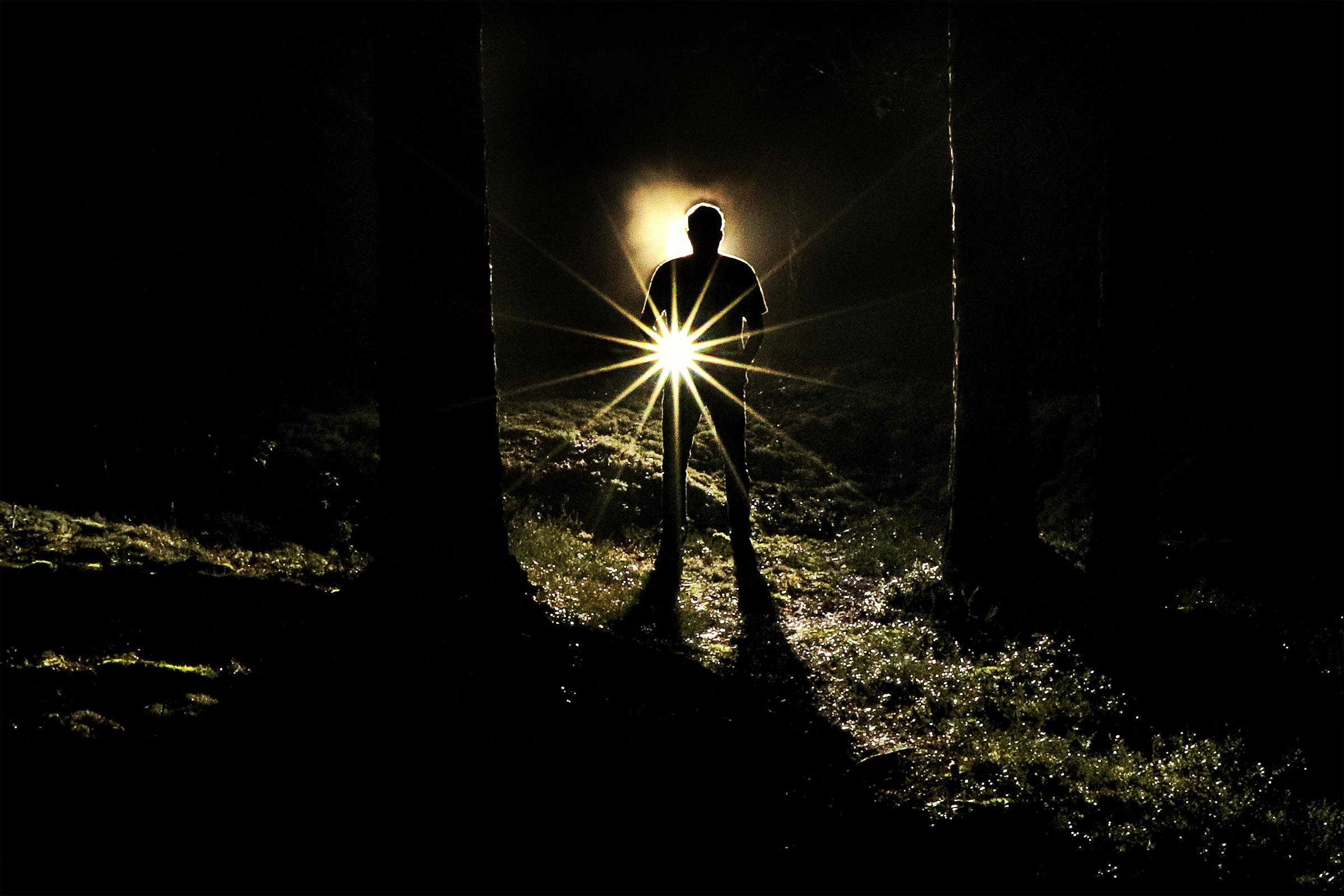 Flashlight in my hand and a headlamp behind my back [2 sec][2400x1600] | Scrolller