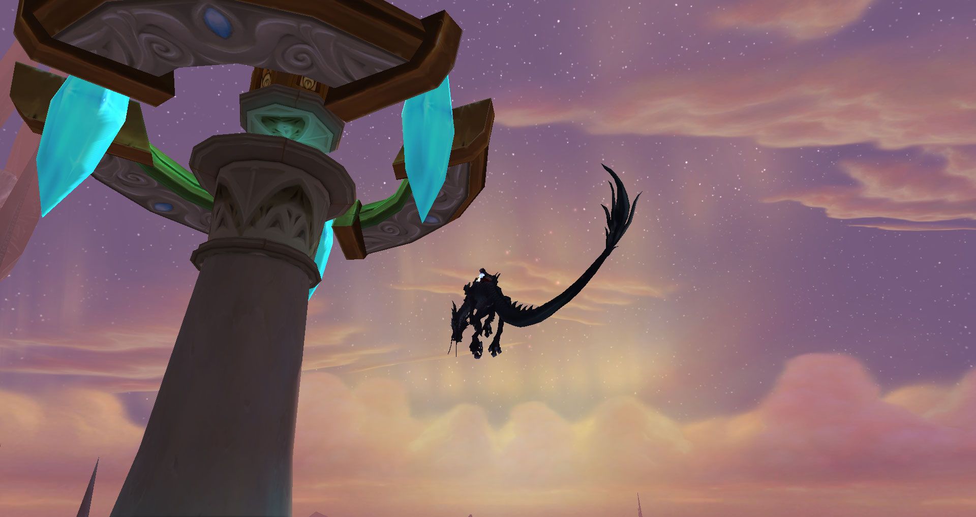 Floating Above Dalaran (Northrend) | Scrolller