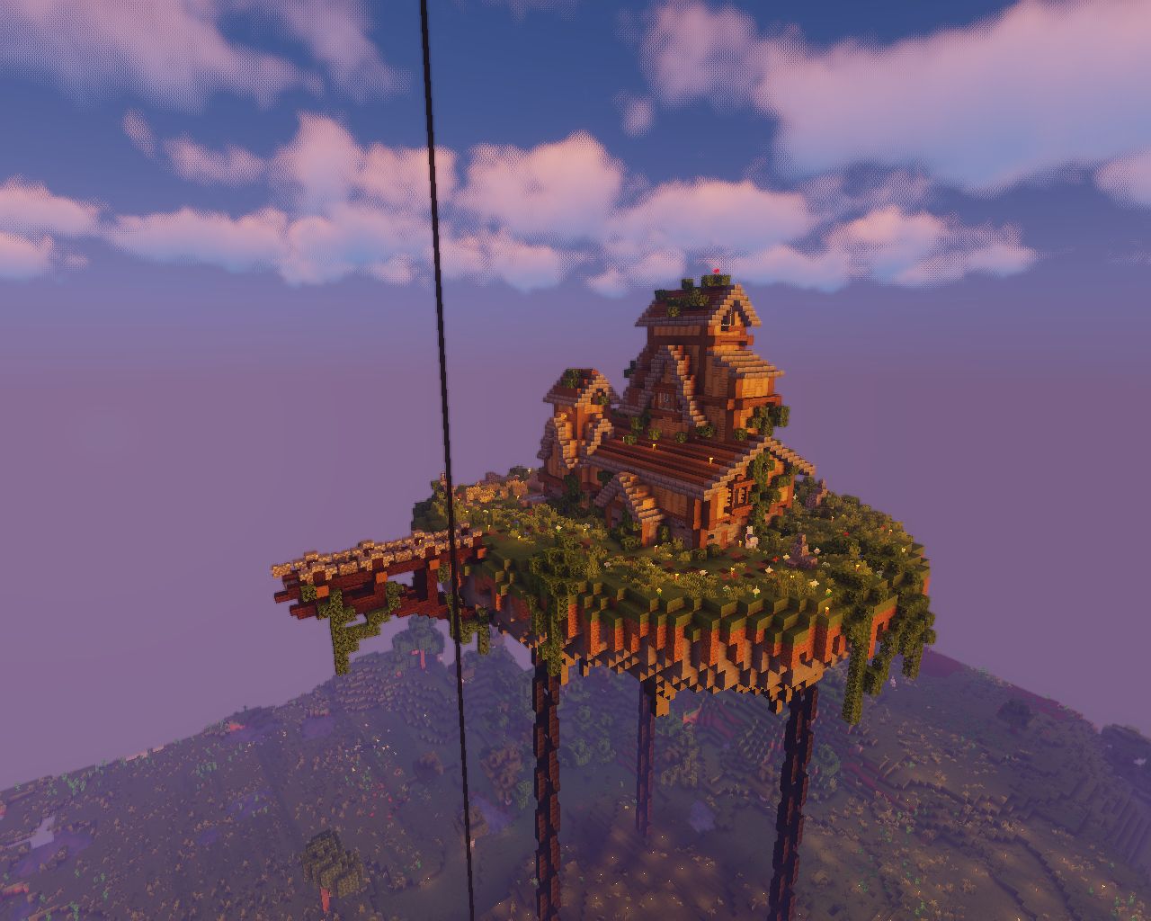 Floating Island with house | Scrolller