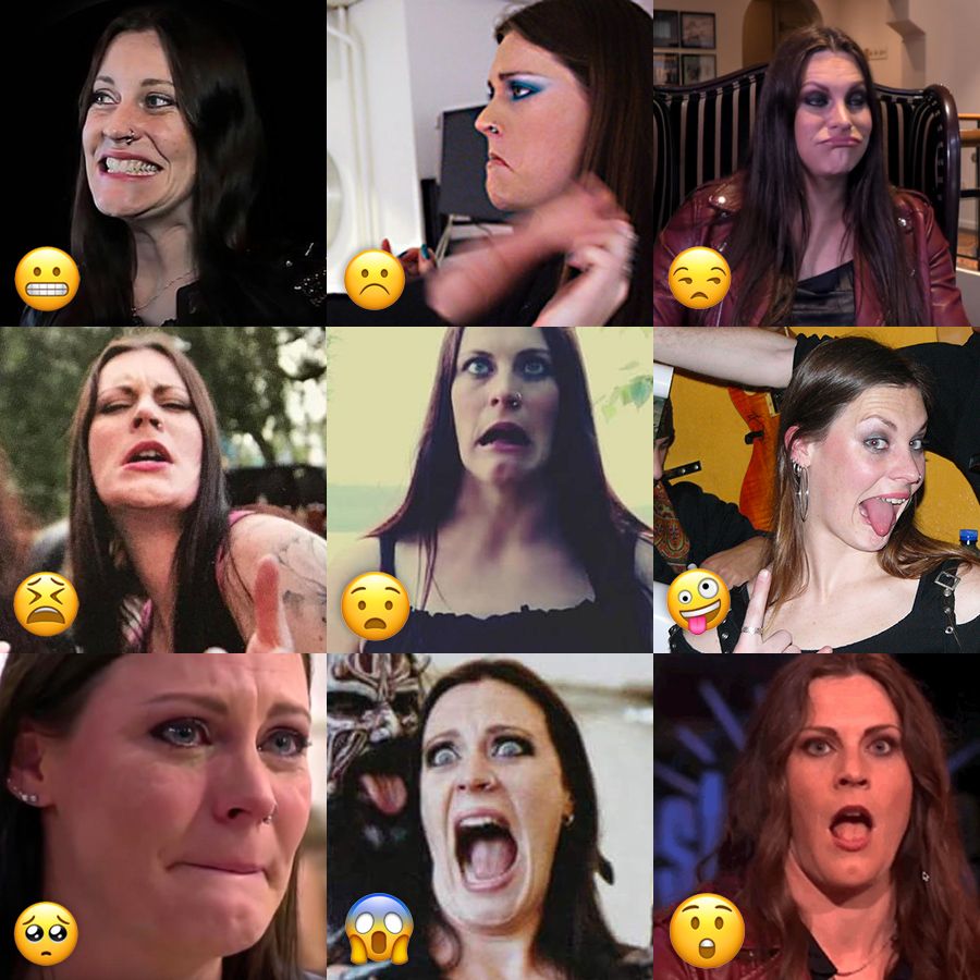 Floor Jansen, the woman of many meme faces... | Scrolller