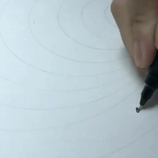 Floral Hole Drawing. | Scrolller