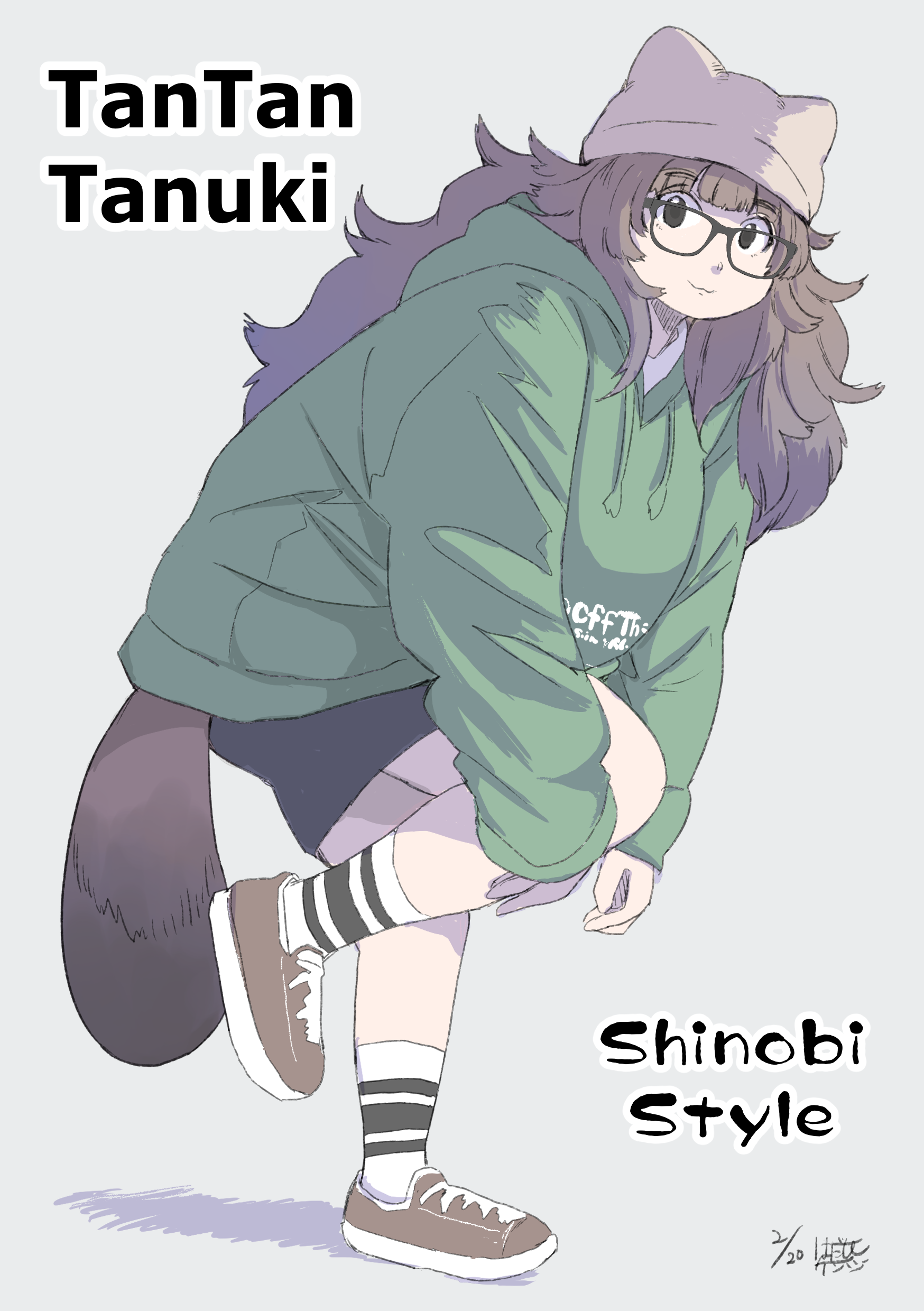 Fluffy tanuki girl [Original] | Scrolller