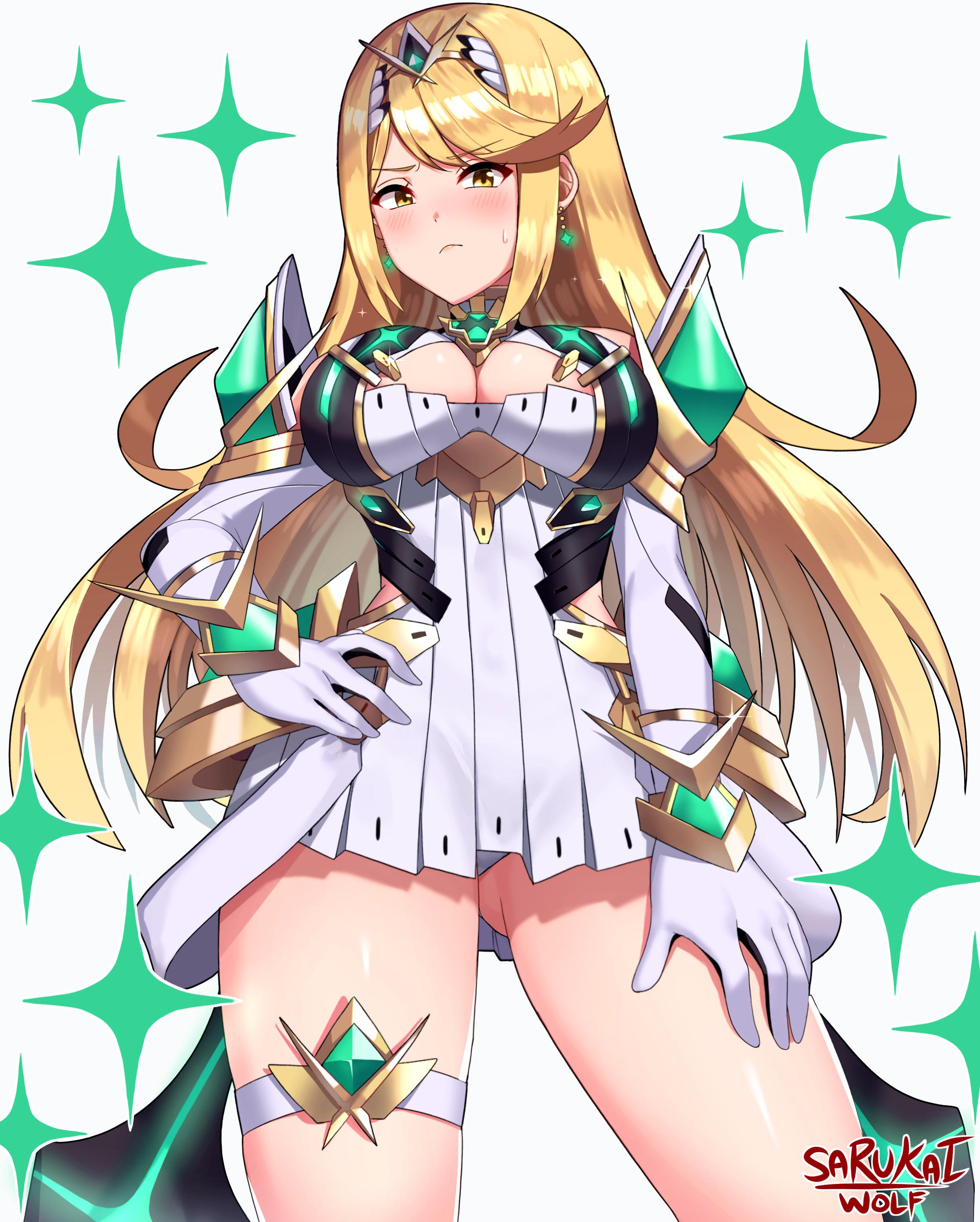 Flustered Mythra | Scrolller