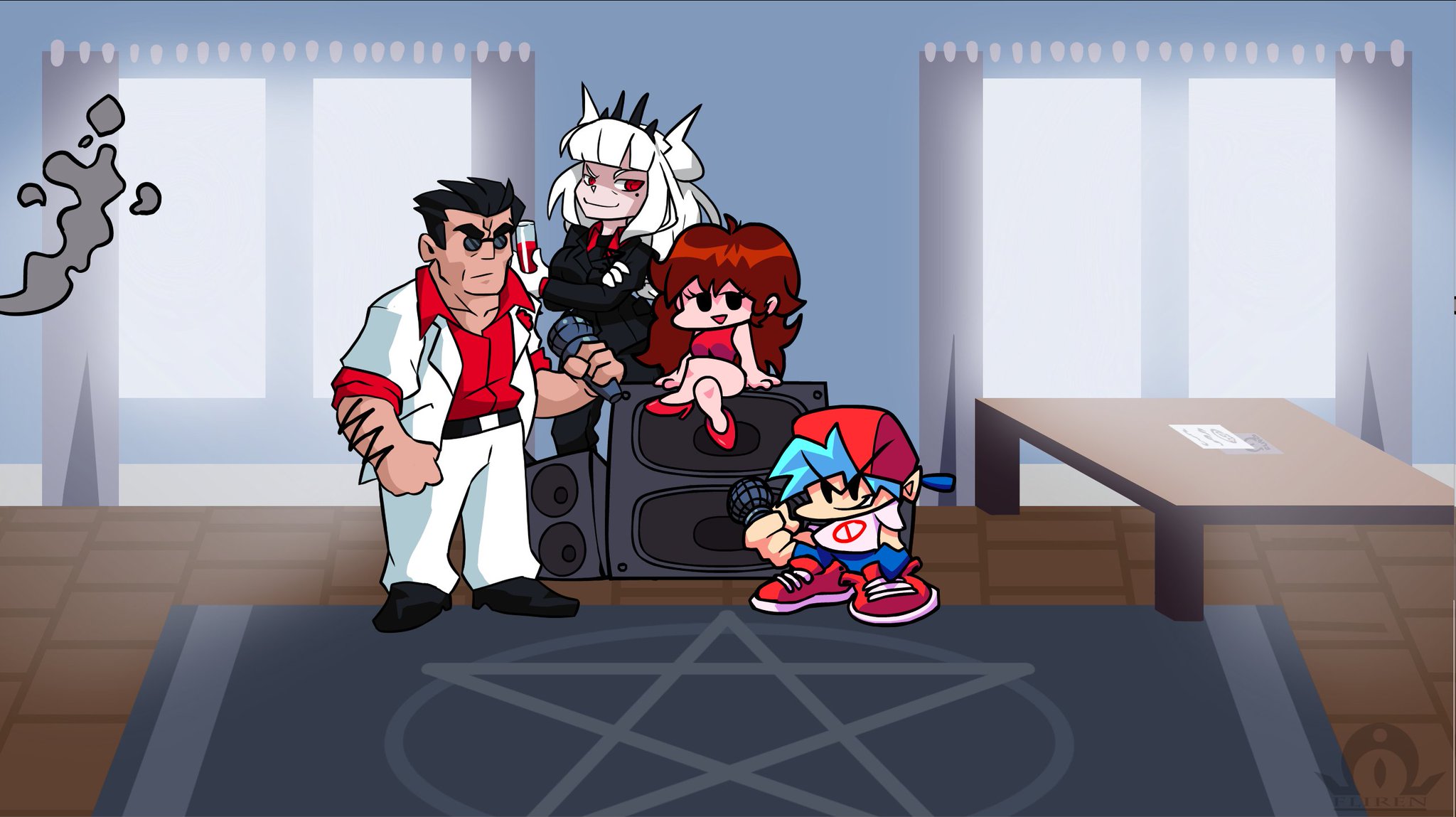 Fnf x Helltaker | Scrolller