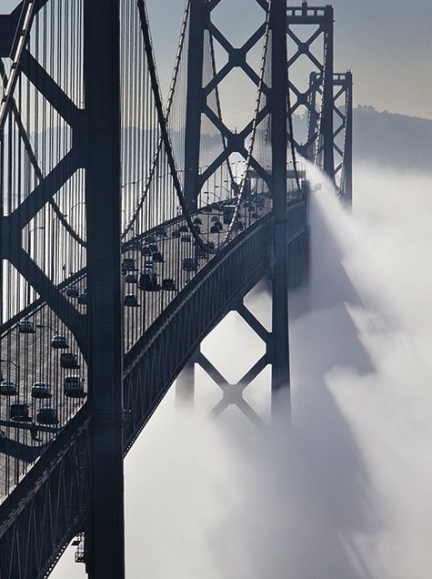 Fog and the Bay Bridge | Scrolller