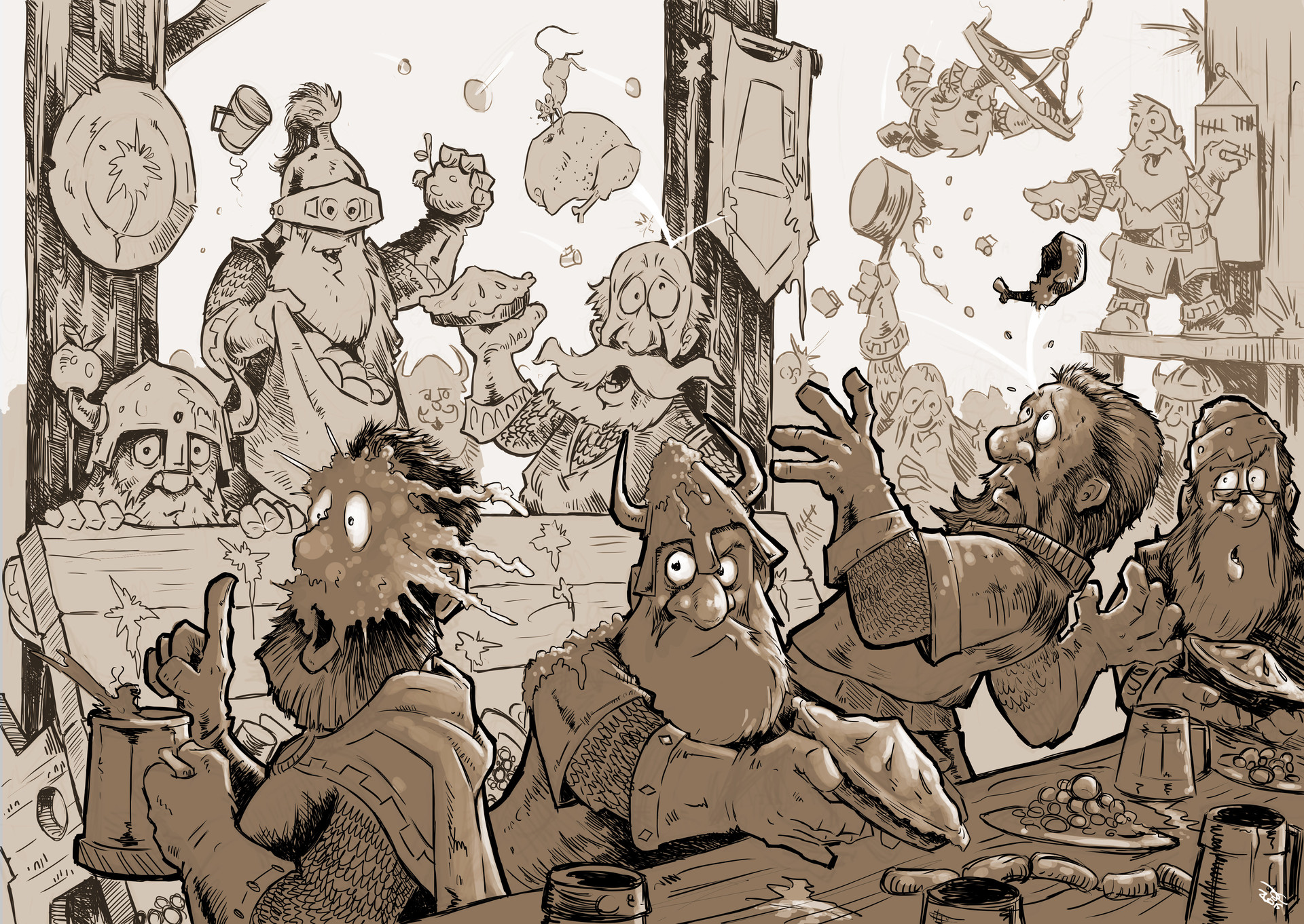 Food Fight by Wayne O'Connor | Scrolller