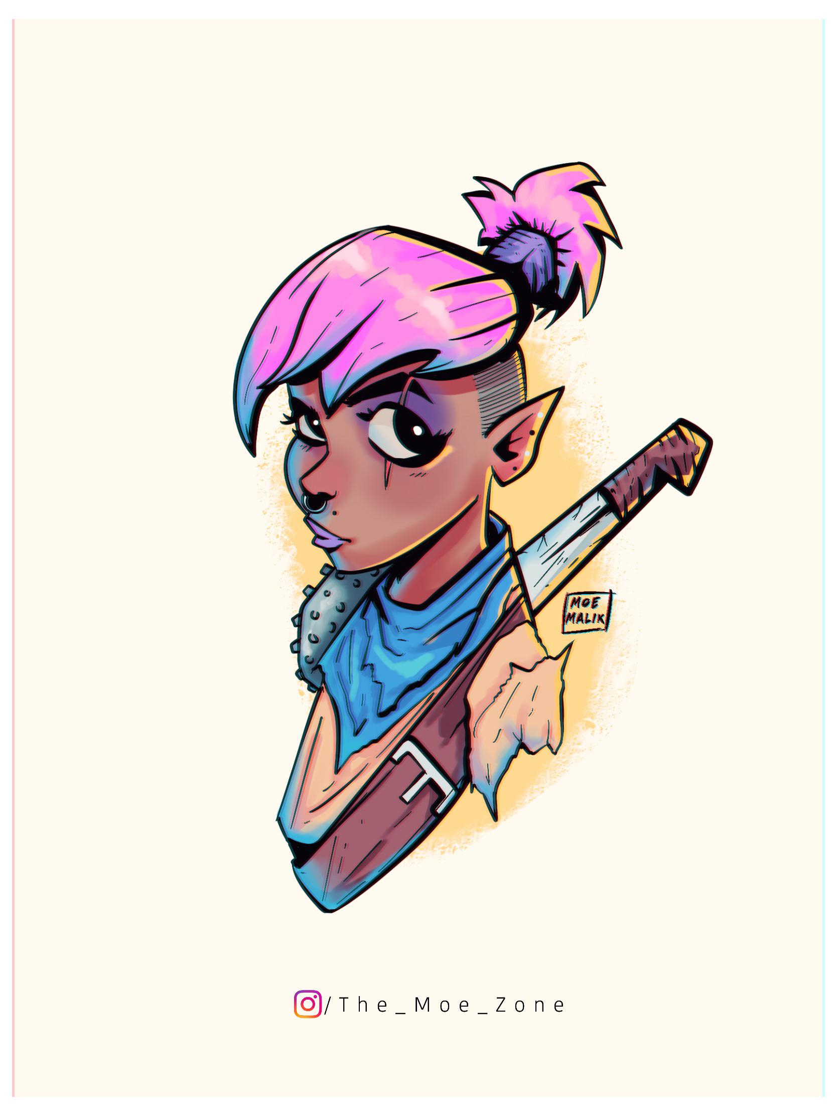 [For Hire] can draw a portrait of you or your OC in this style, 30$ PayPal | Scrolller