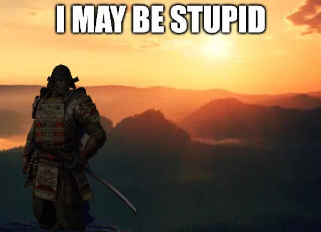 For honor Dev be like | Scrolller