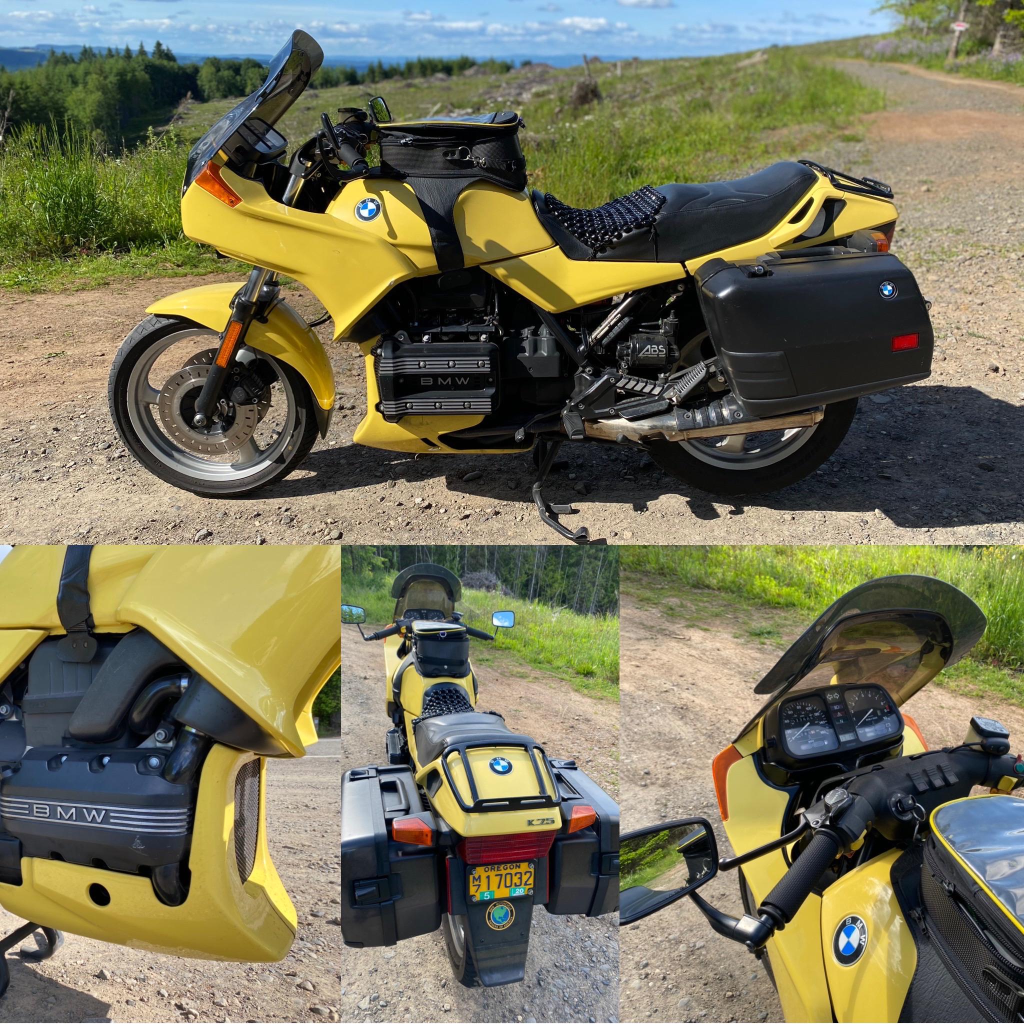 For Sale Rare 1994 K75s Dakar Yellow in Portland Oregon | Scrolller