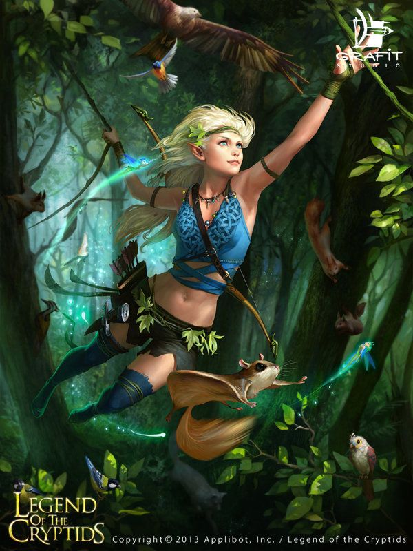 Forest Nymph by Grafit Studio | Scrolller