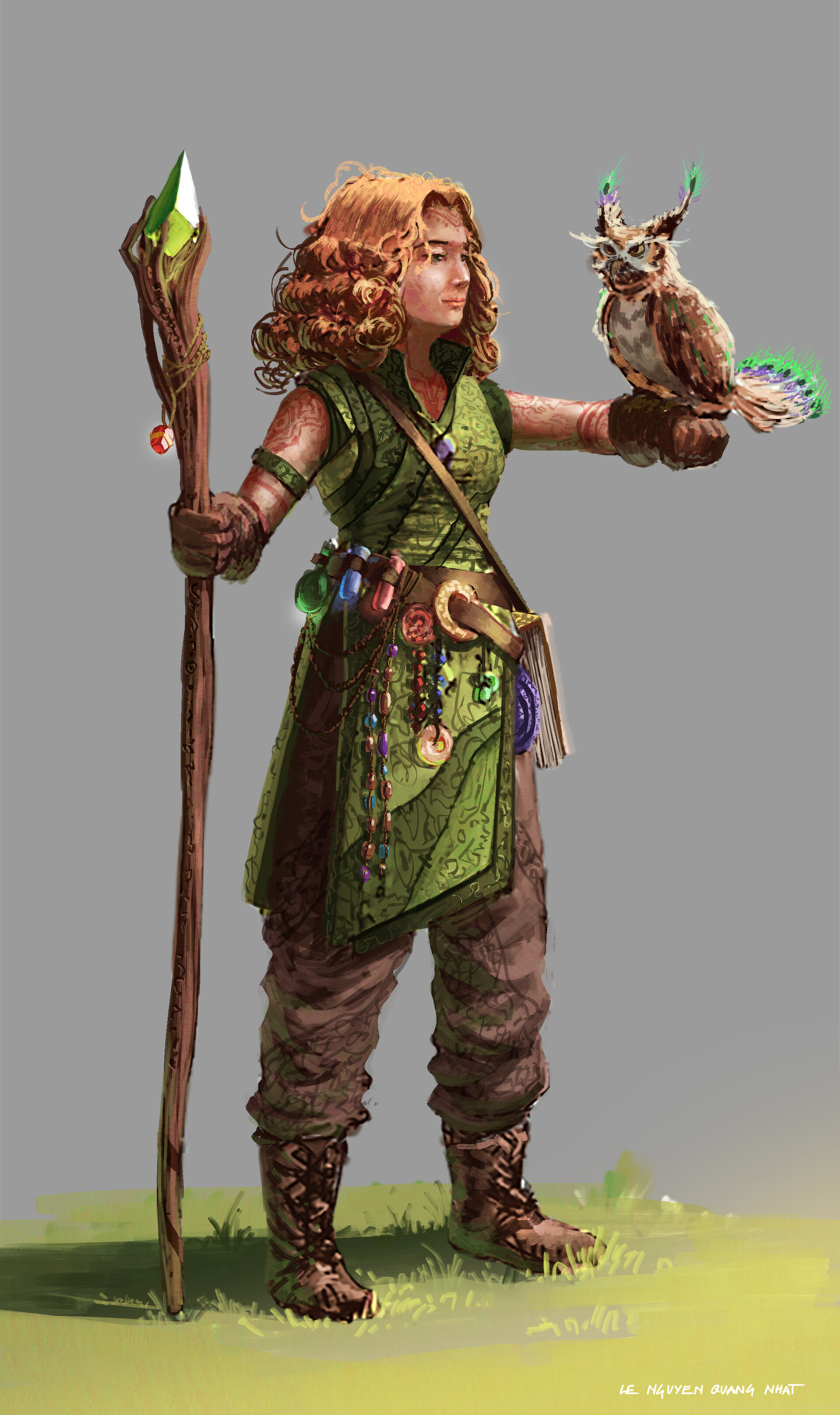 Forest Wizard by Nhat Le | Scrolller