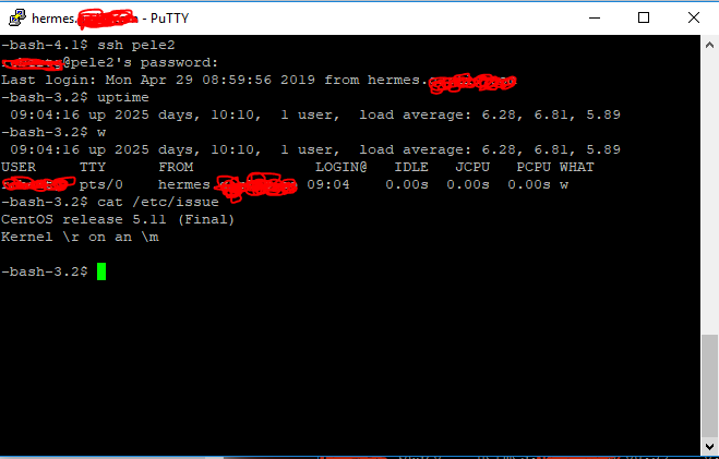 Forgot to grab a screenshot on day 2000. CentOS 5.11. NFS server at an ISP. | Scrolller