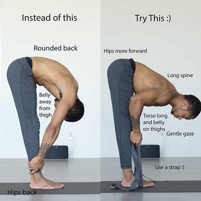 Forward bend made easy ! | Scrolller