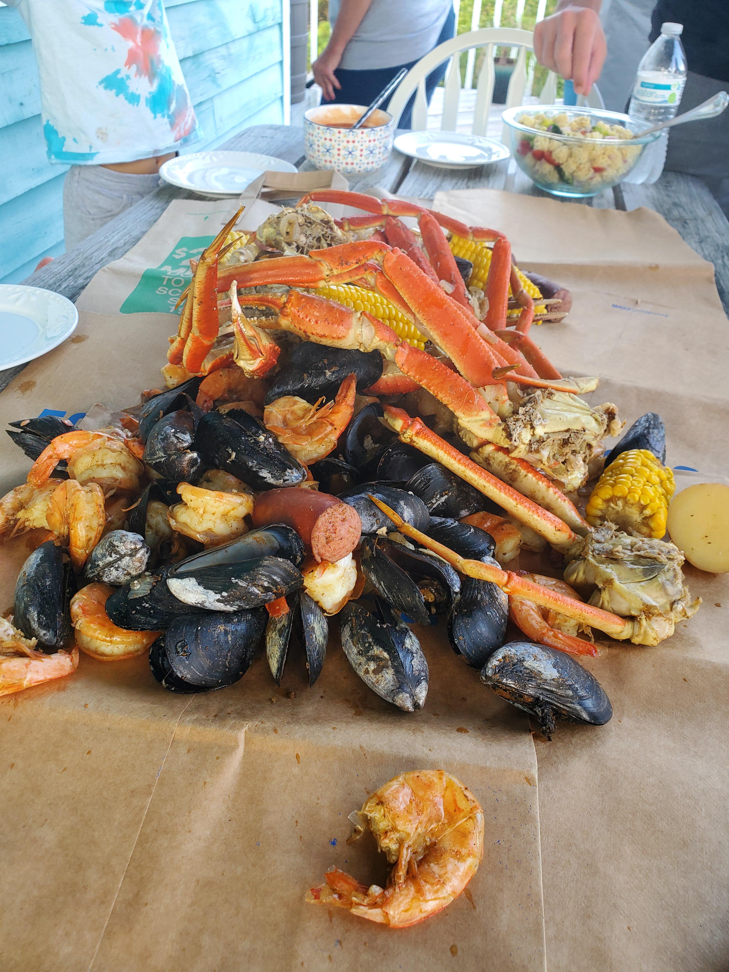 Fourth of July seafood boil. Yum. | Scrolller