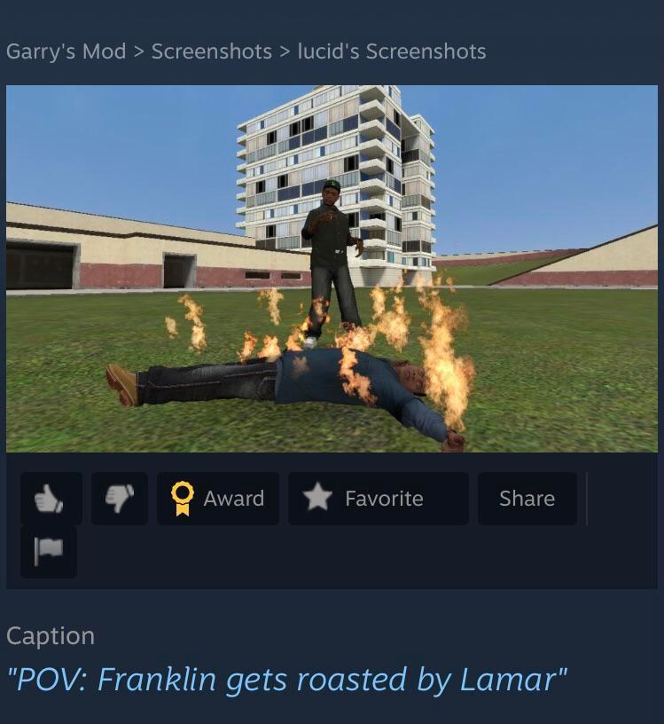 Franklin gets roasted by Lamar | Scrolller