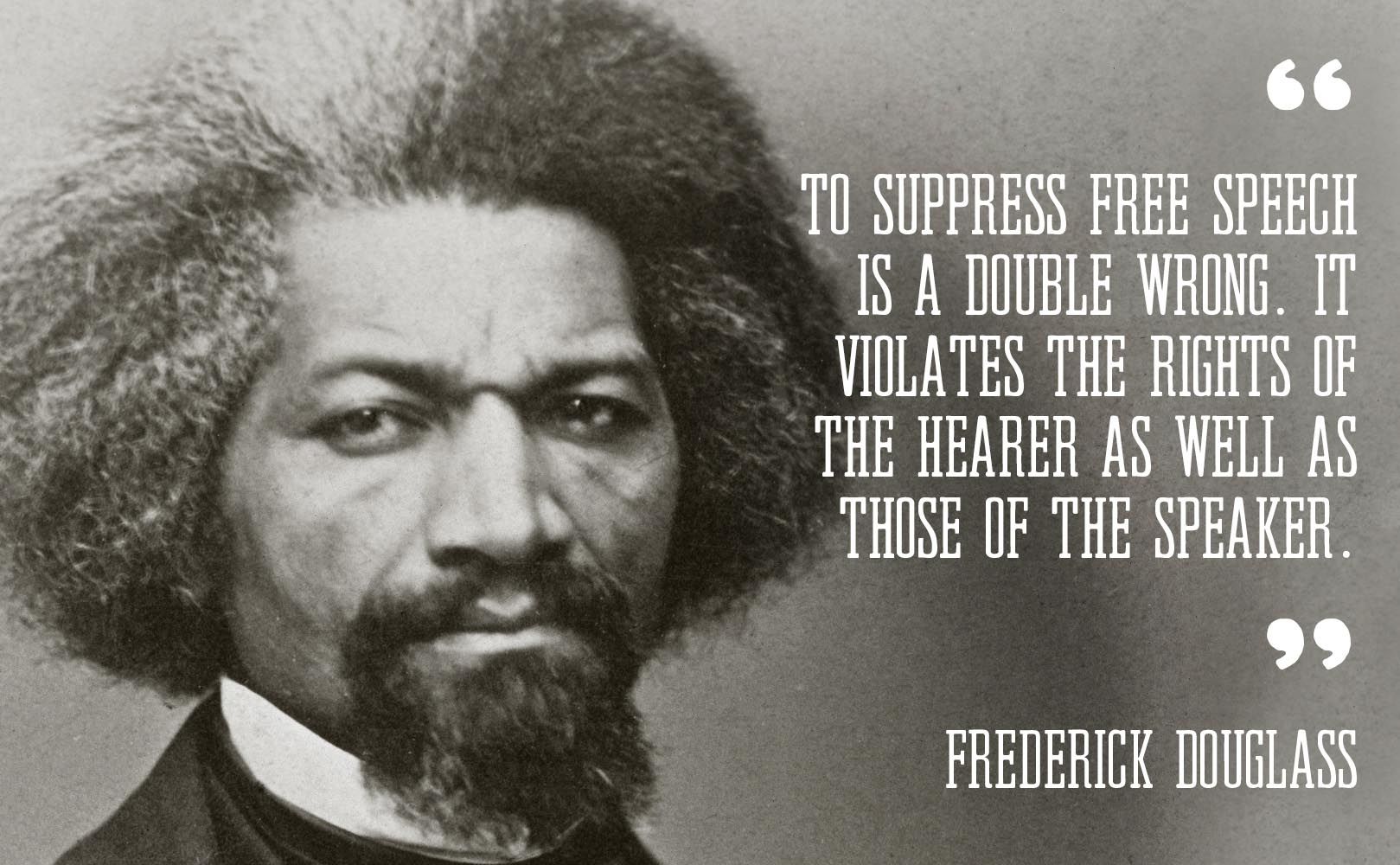 Frederick Douglas on free speech. | Scrolller