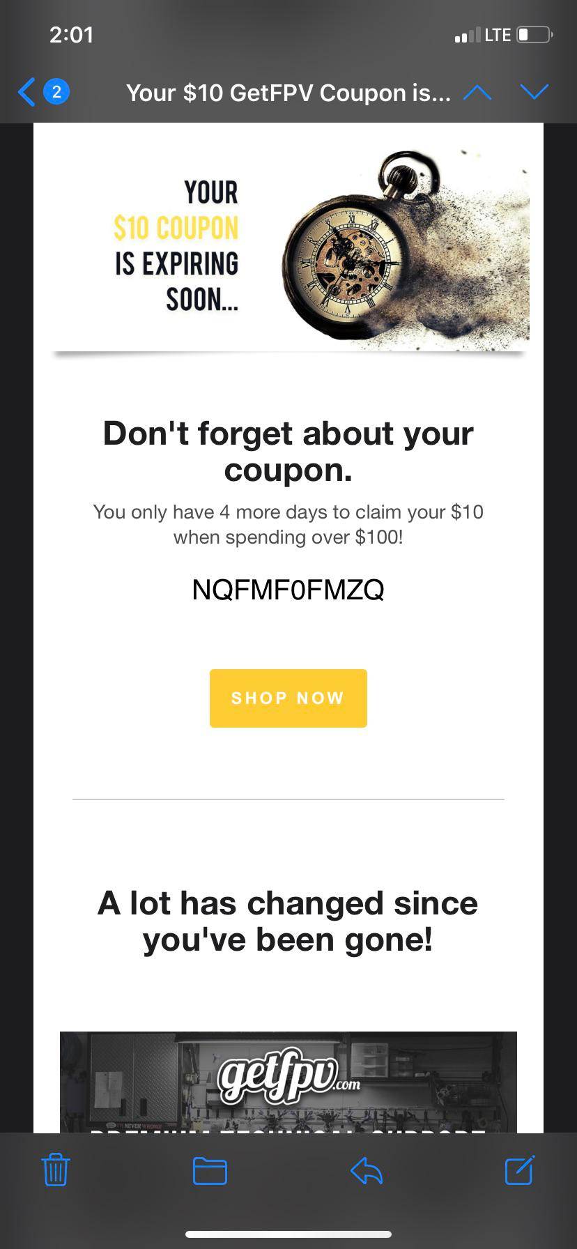 Free coupon for GetFPV | Scrolller