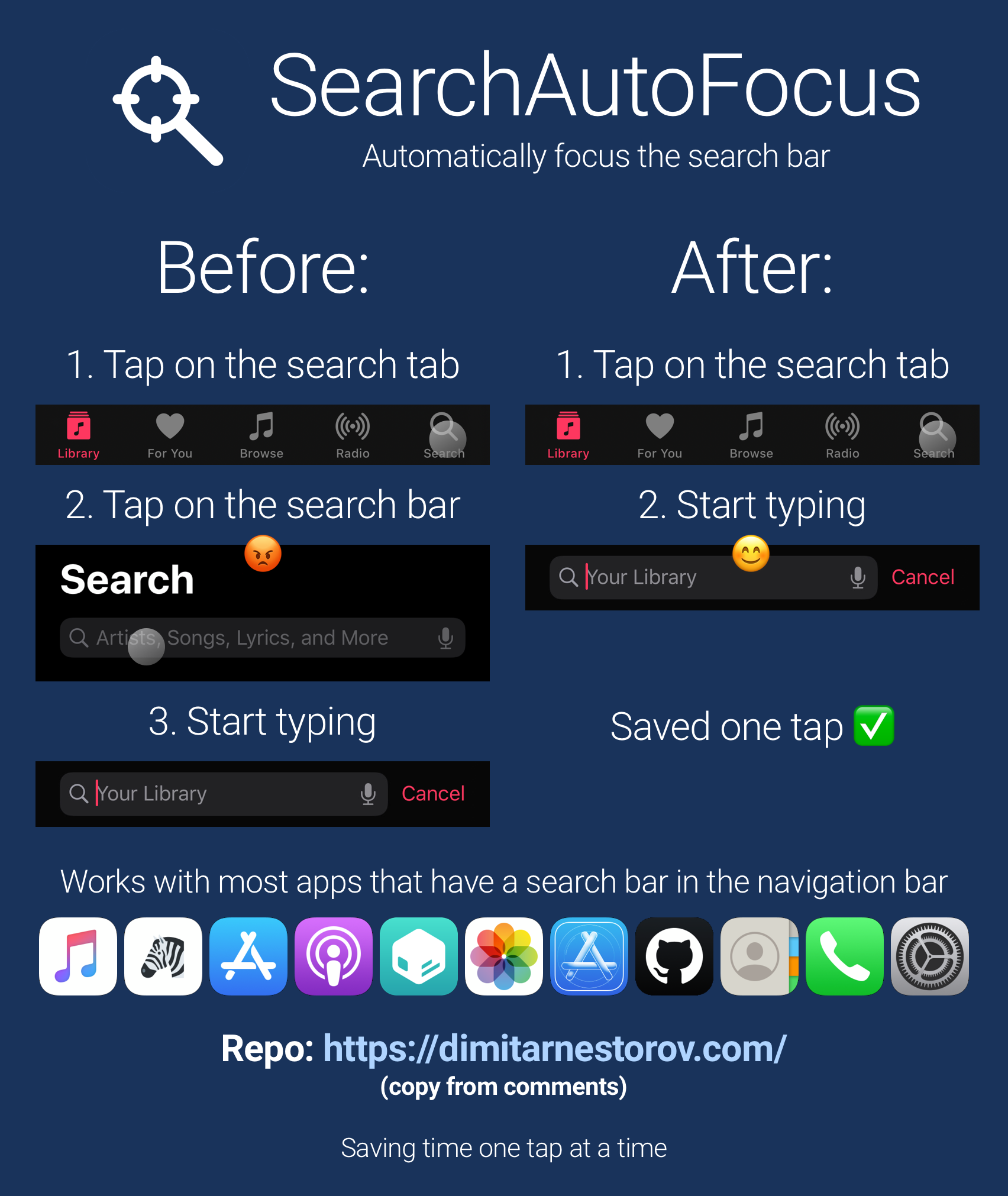 [Free Release] SearchAutoFocus - Automatically focus search inputs | Scrolller