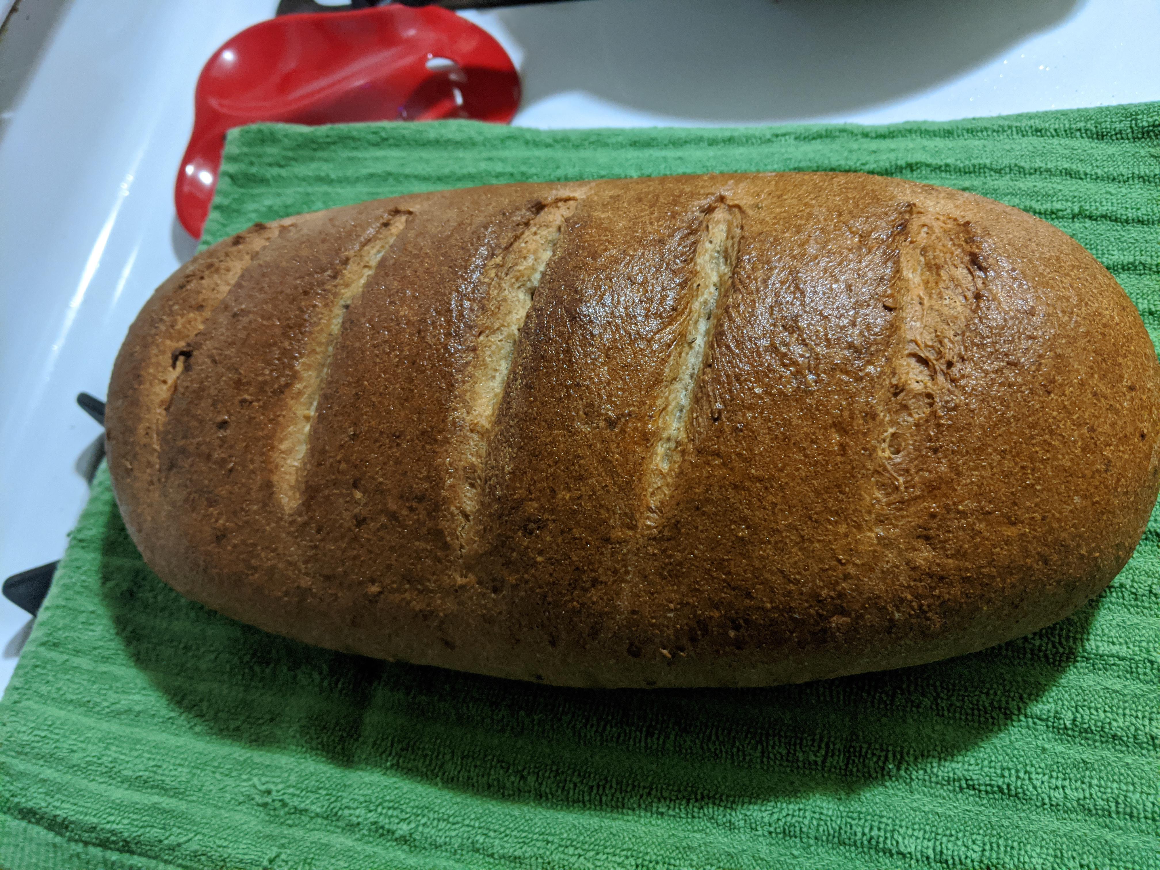 Fresh Rye Loaf, first time messing with rye flour! | Scrolller