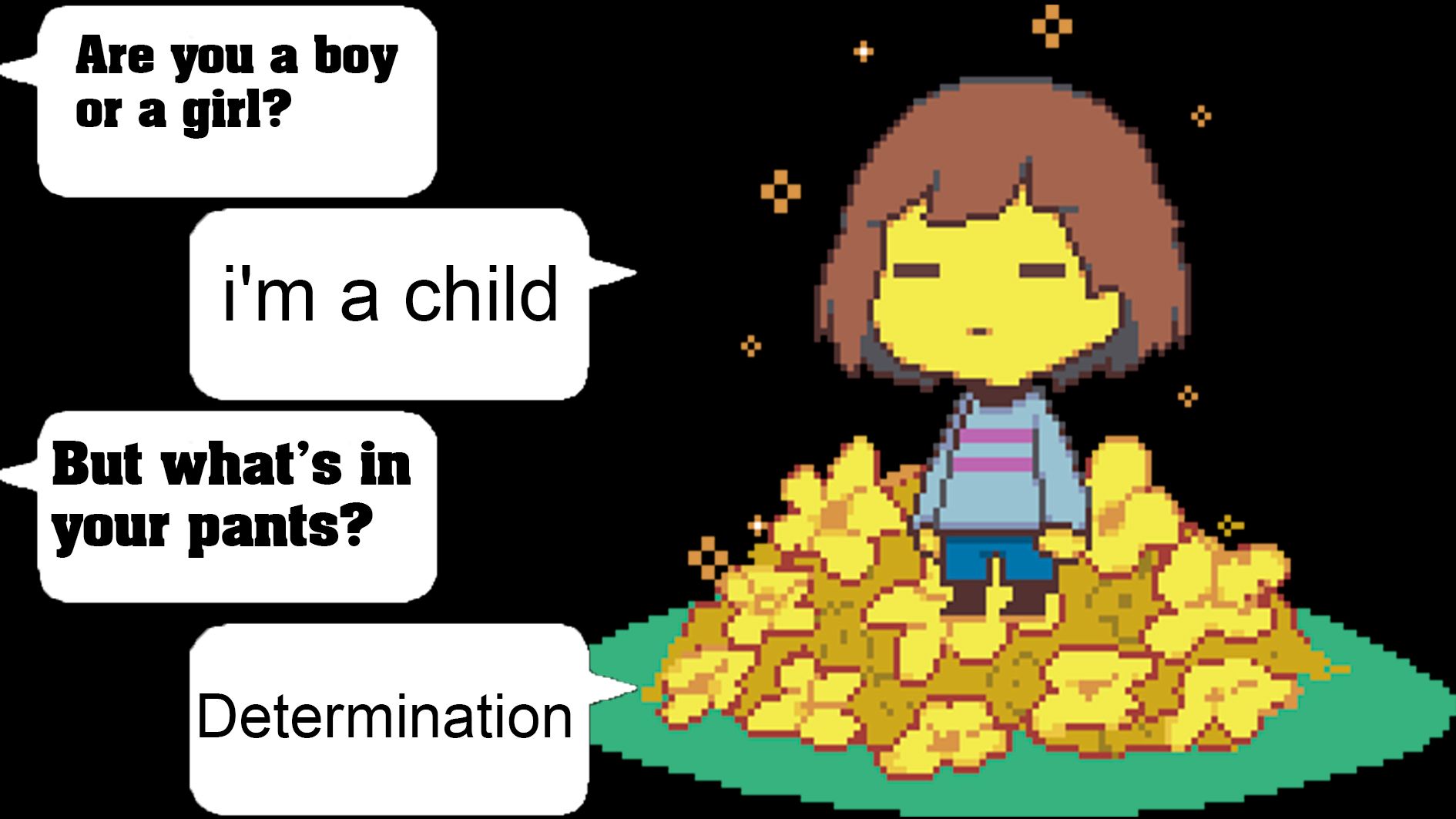 Frisk's gender | Scrolller