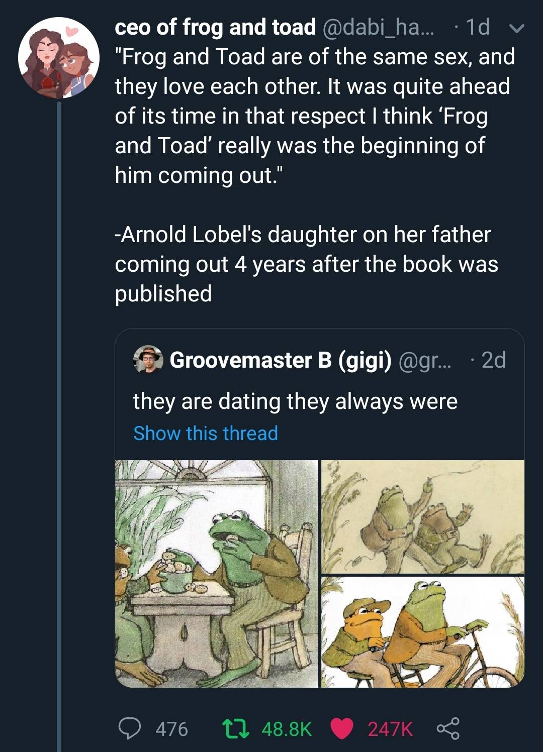 Frog and Toad are more than friends! | Scrolller