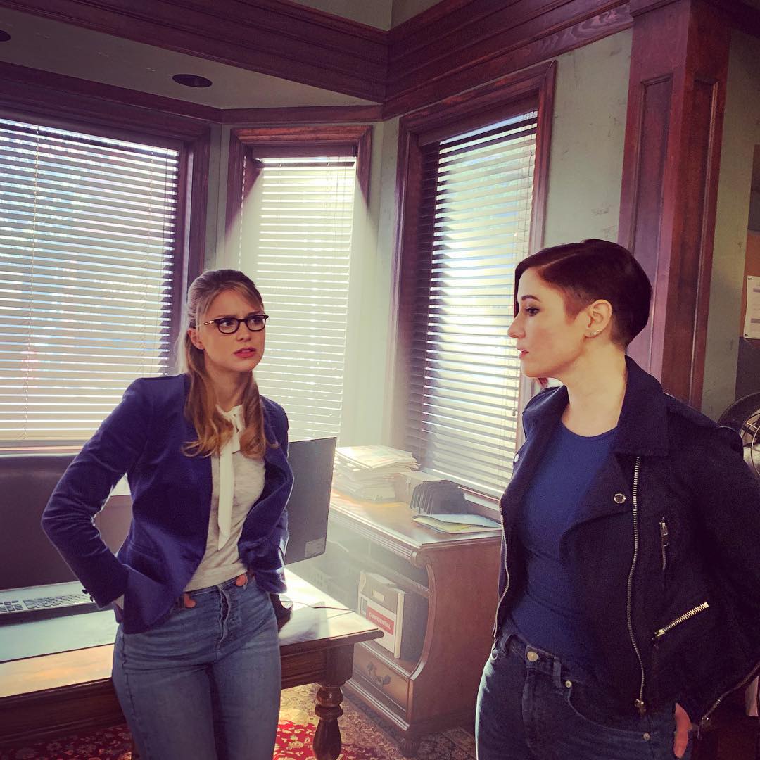 From David Harewood: Photo of Melissa Benoist and Chyler Leigh | Scrolller