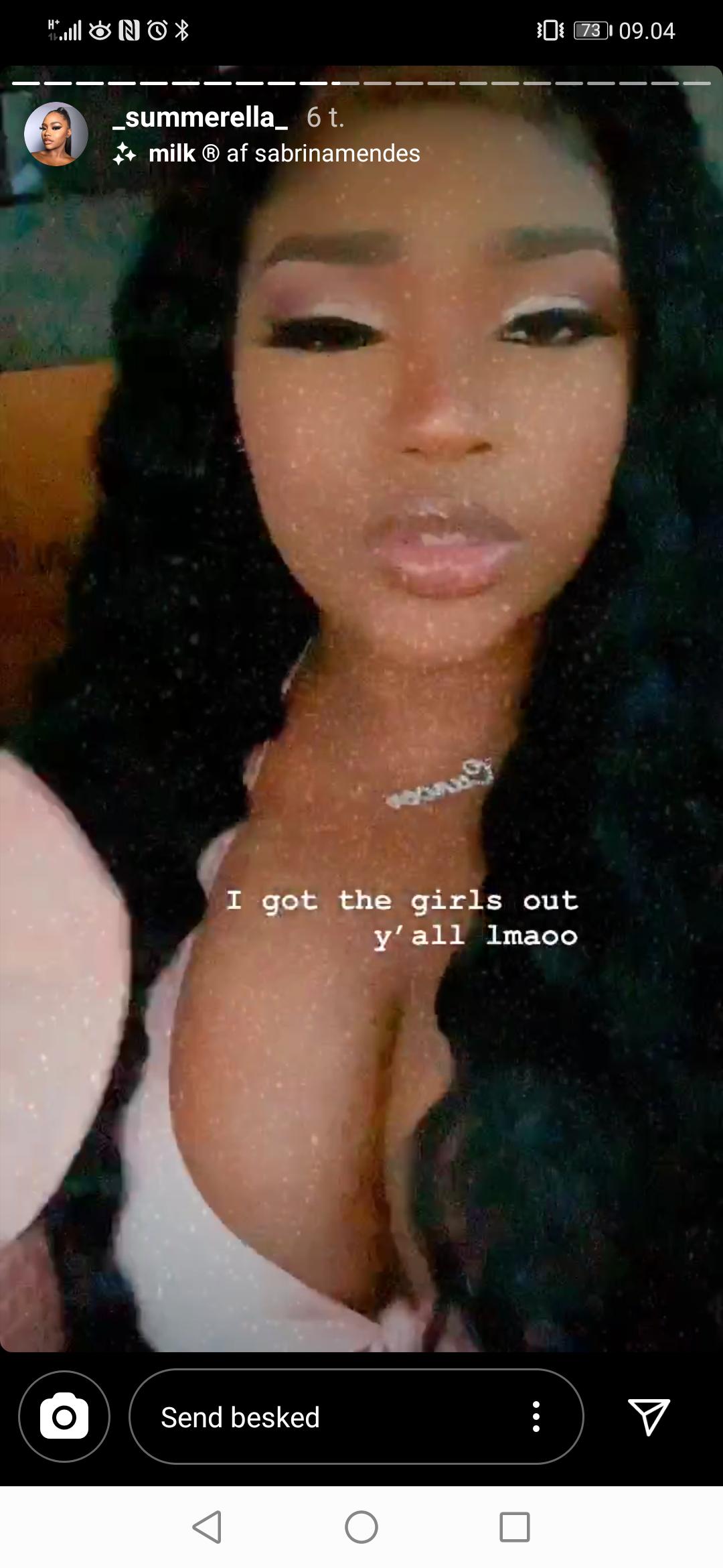 From her IG story | Scrolller