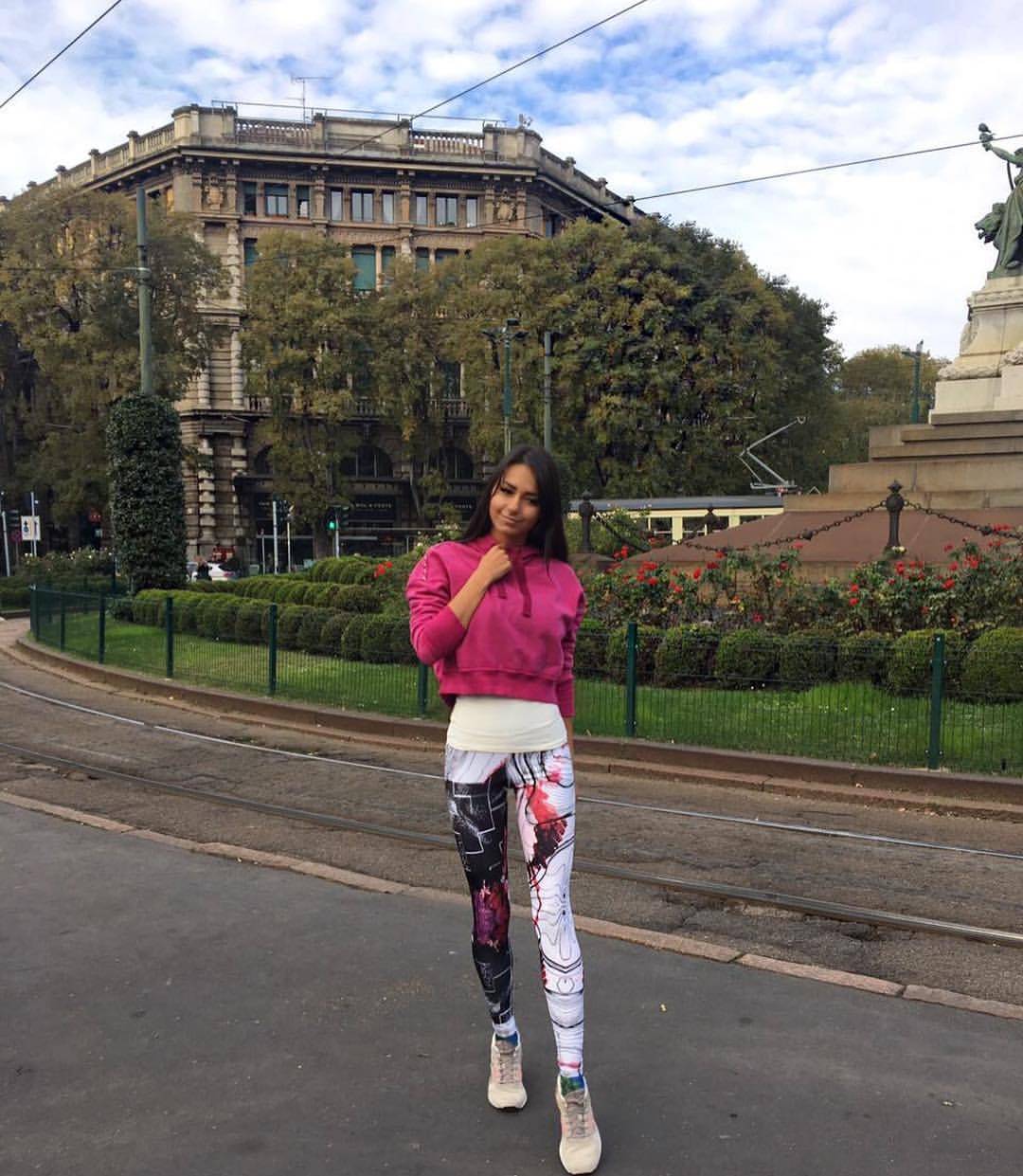 From her vacation in Milan, Italy | Scrolller