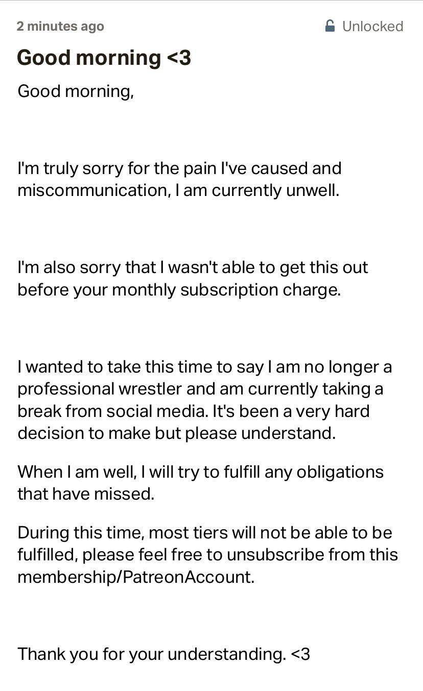 From Kylie’s Patreon but it seems quite important so I’ll share it here | Scrolller