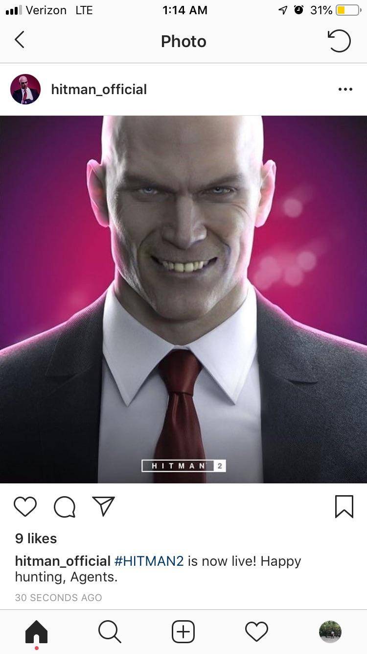 From the official HITMAN instagram | Scrolller