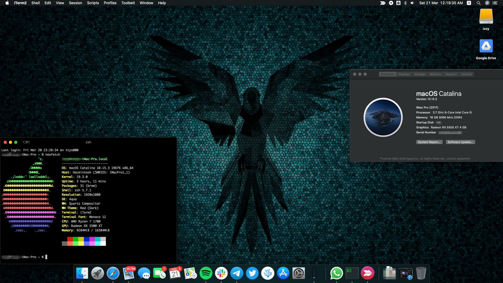 Fully functional macOS 10.15.3 mackintosh build (Ryzen 1700) | Scrolller
