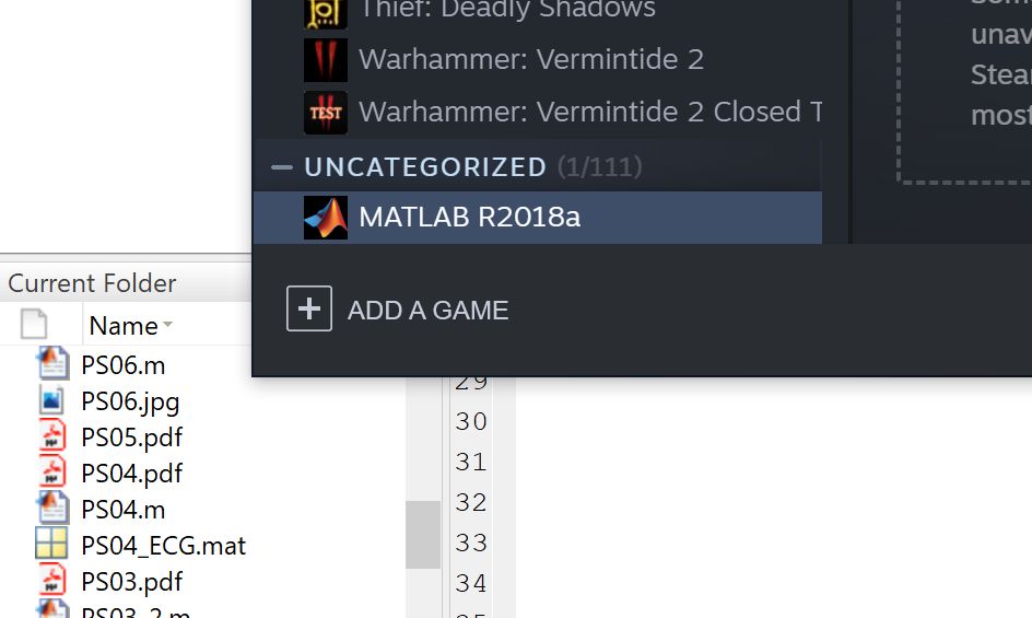 Fun Fact - You can add MATLAB to Steam | Scrolller