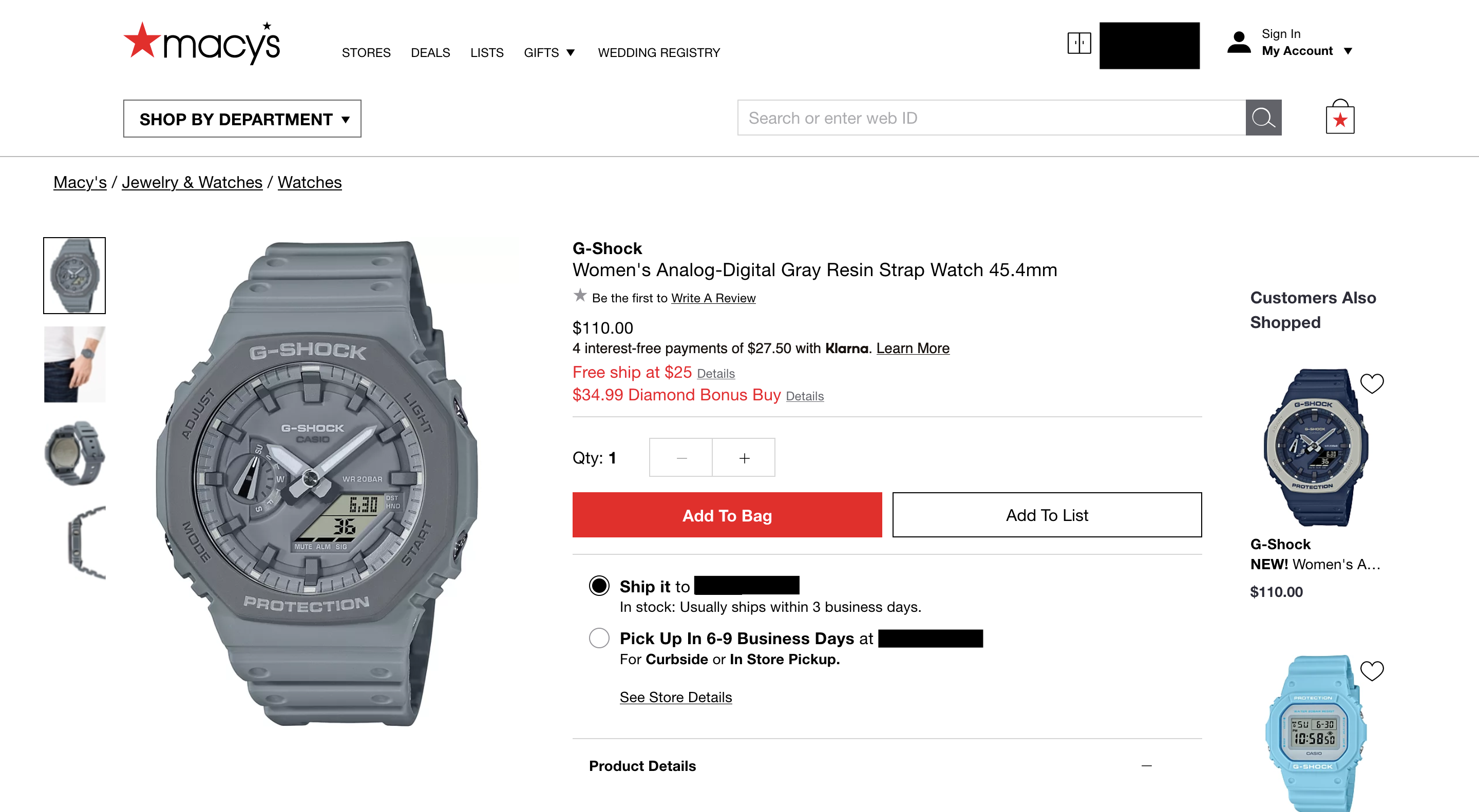G-SHOCK GA2110ET-8A Available @ Macy's | Scrolller