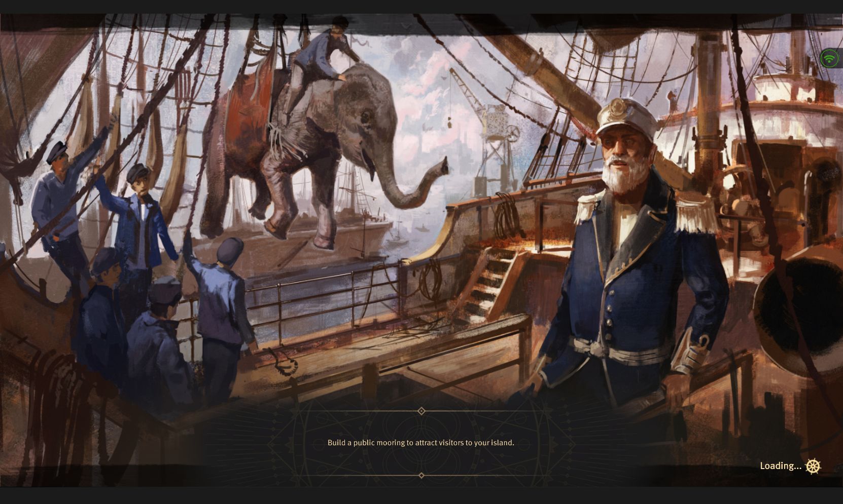 Game is taking a while to load the new DLC, which means I can enjoy some of the new loading ...