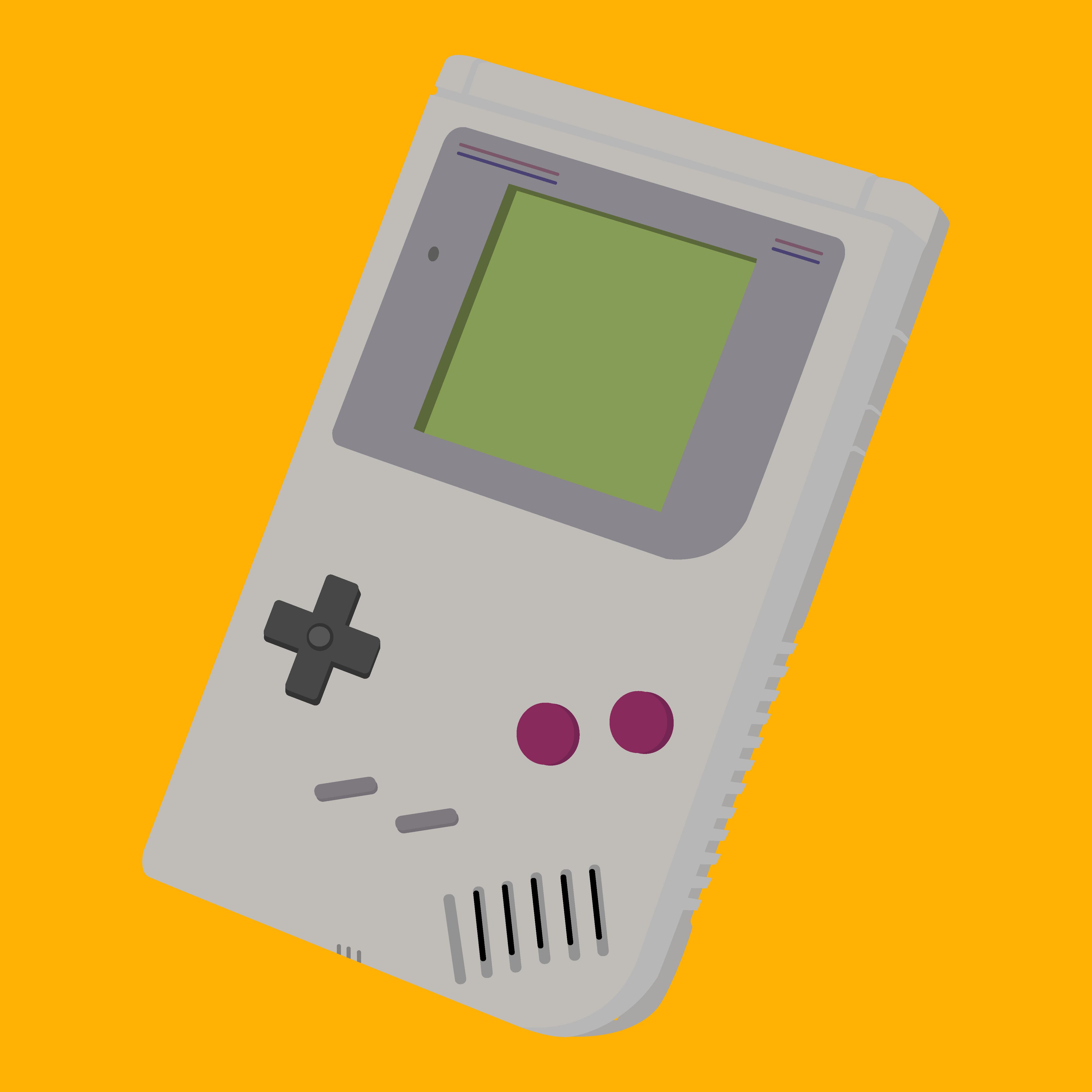 Gameboy Vector // 2019 // Me | Scrolller