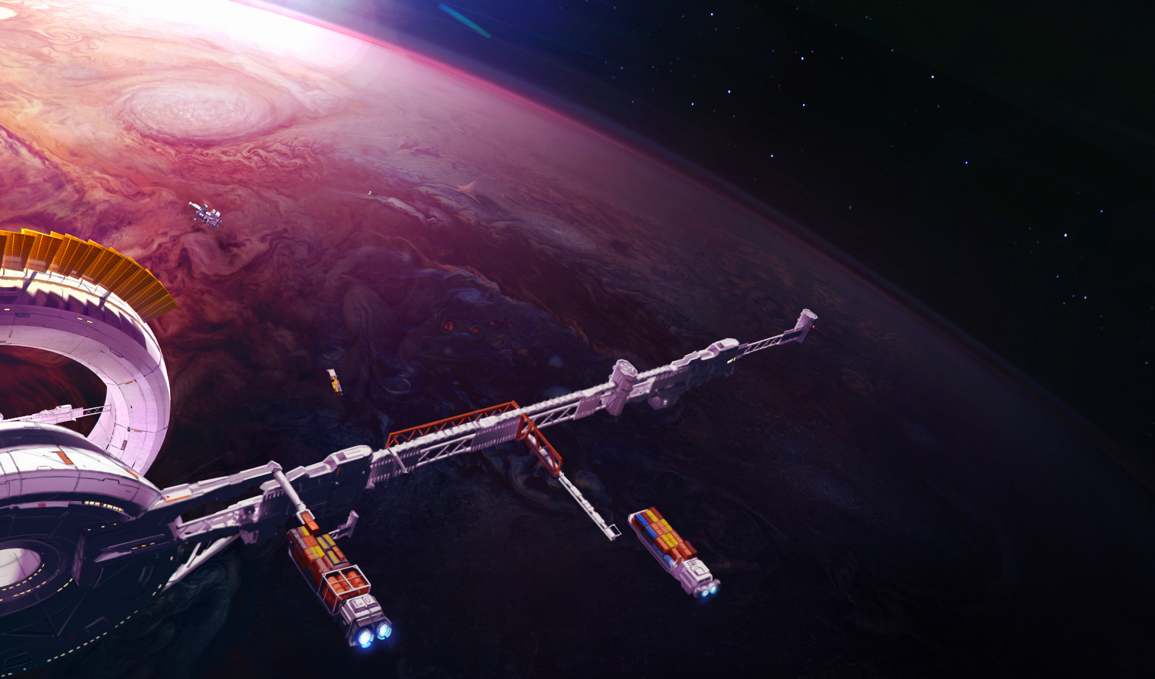 Gas Giant Mine Outpost By Tory Miles Scrolller gas-giant-mine-outpost-by-tory-miles-scrolller