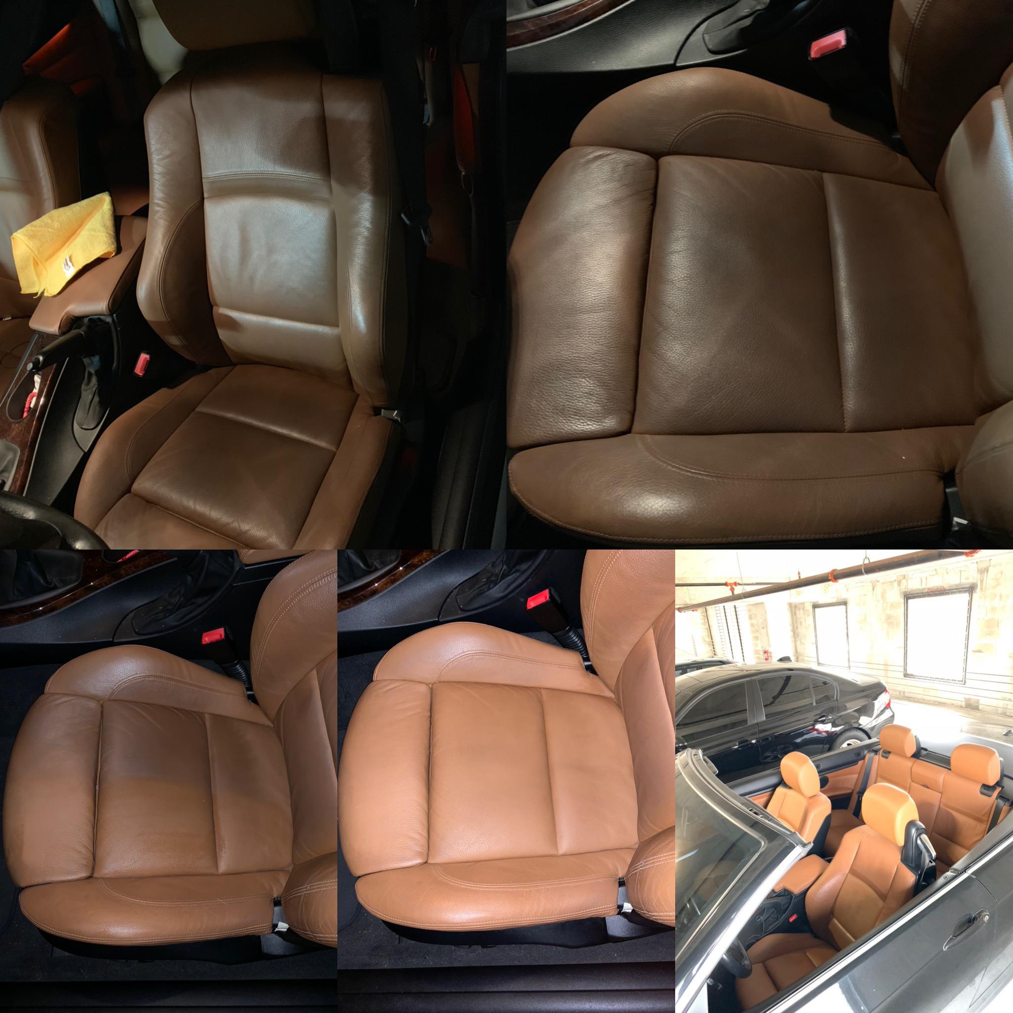 Gave wifey’s E93 seats some much needed TLC | Scrolller