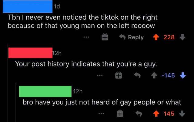 Gay people: "I'm fading away!" | Scrolller