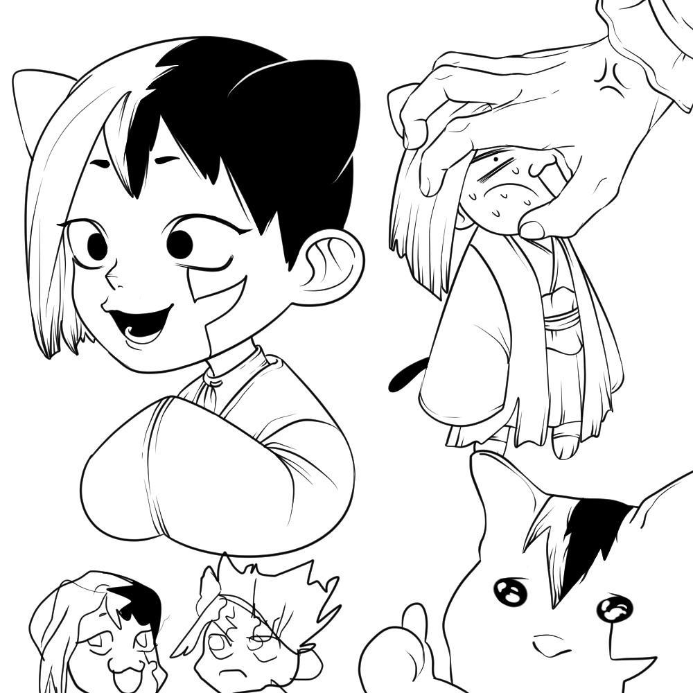 gencat doodles ^_^ | Scrolller