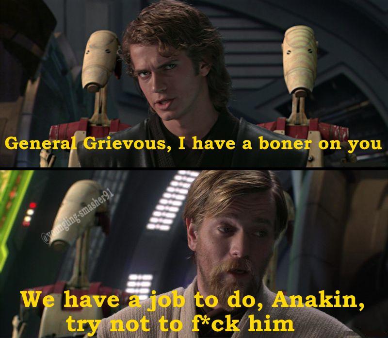 General Skywalker, your thicc lightsaber will make a fine addition to my collection! | Scrolller