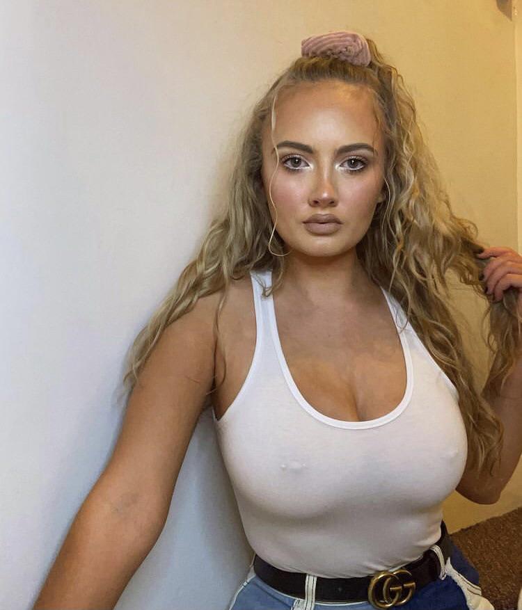 Geo goes see thru once again to tease us with her nip piercings | Scrolller