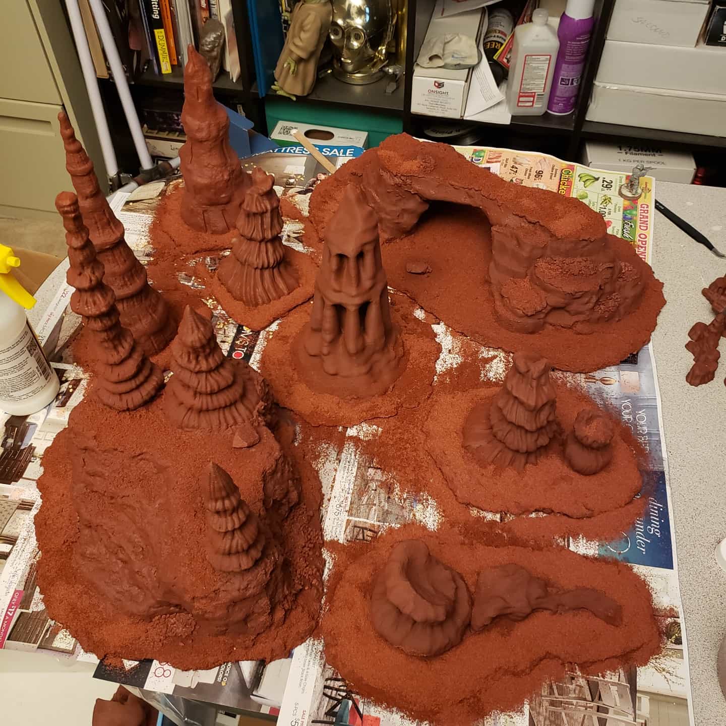 Geonosis terrain almost finished | Scrolller