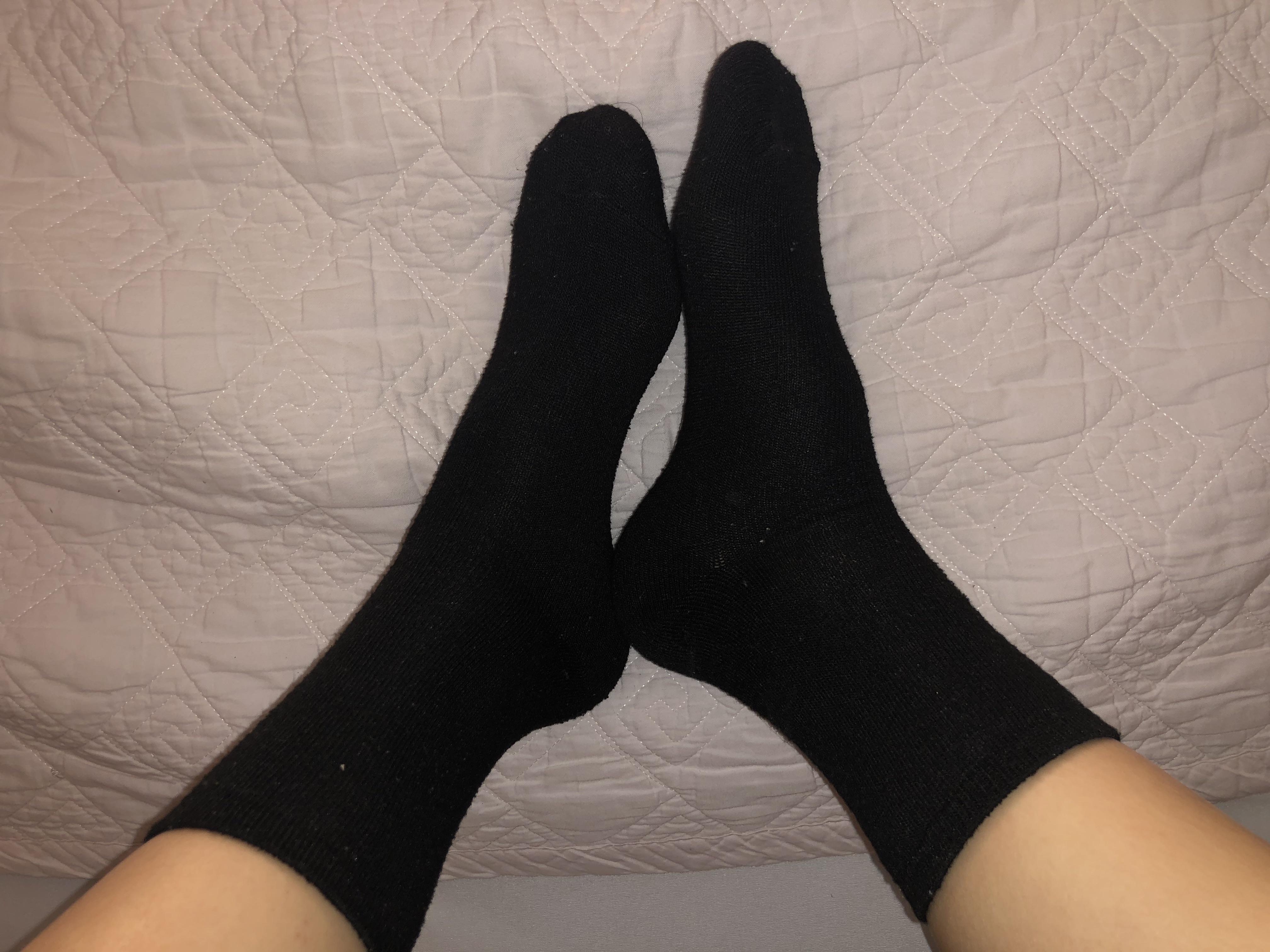 get some smelly black socks from yours truly ♥️ comes with 2 days of wear plus a sweaty gym ...