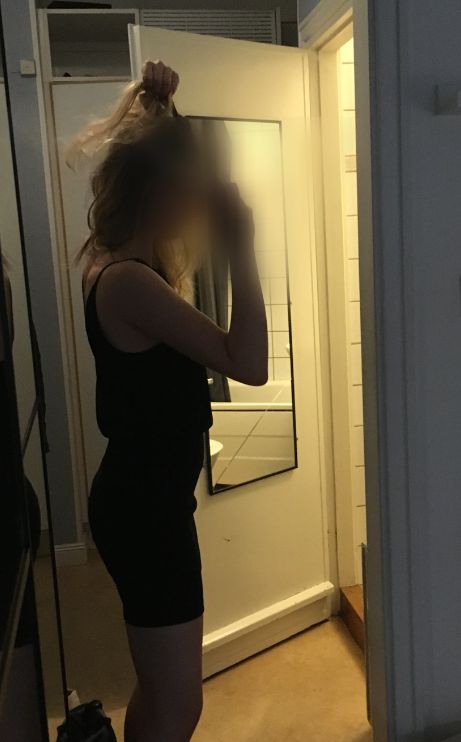 Getting ready for her first date with a bull | Scrolller