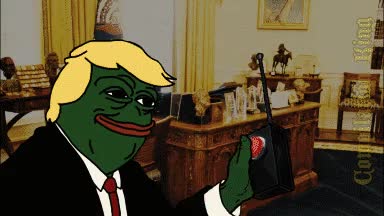 [GIF] Pepe J. Trump wins for America | Scrolller