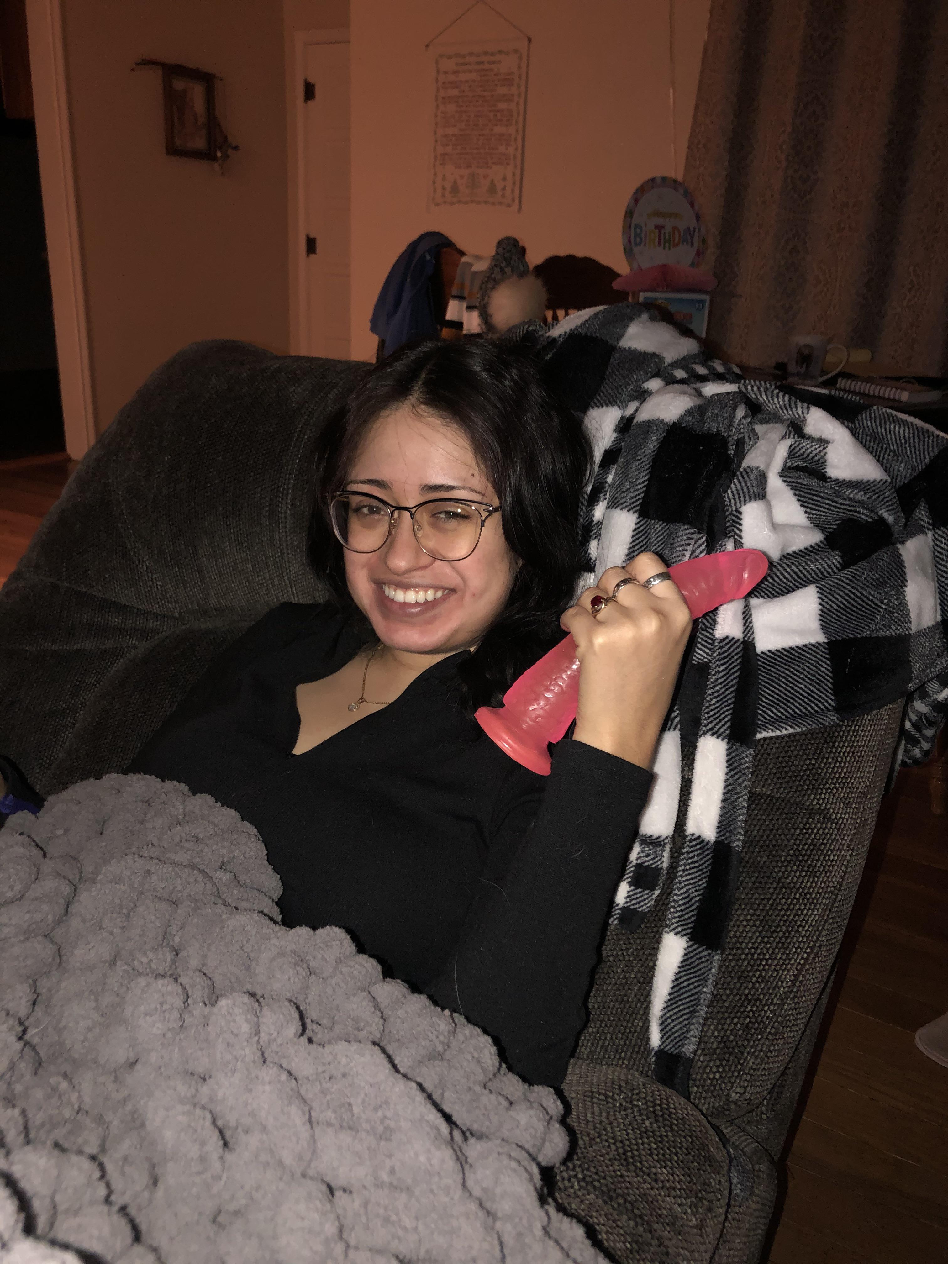Girlfriend happy with her new gift. | Scrolller