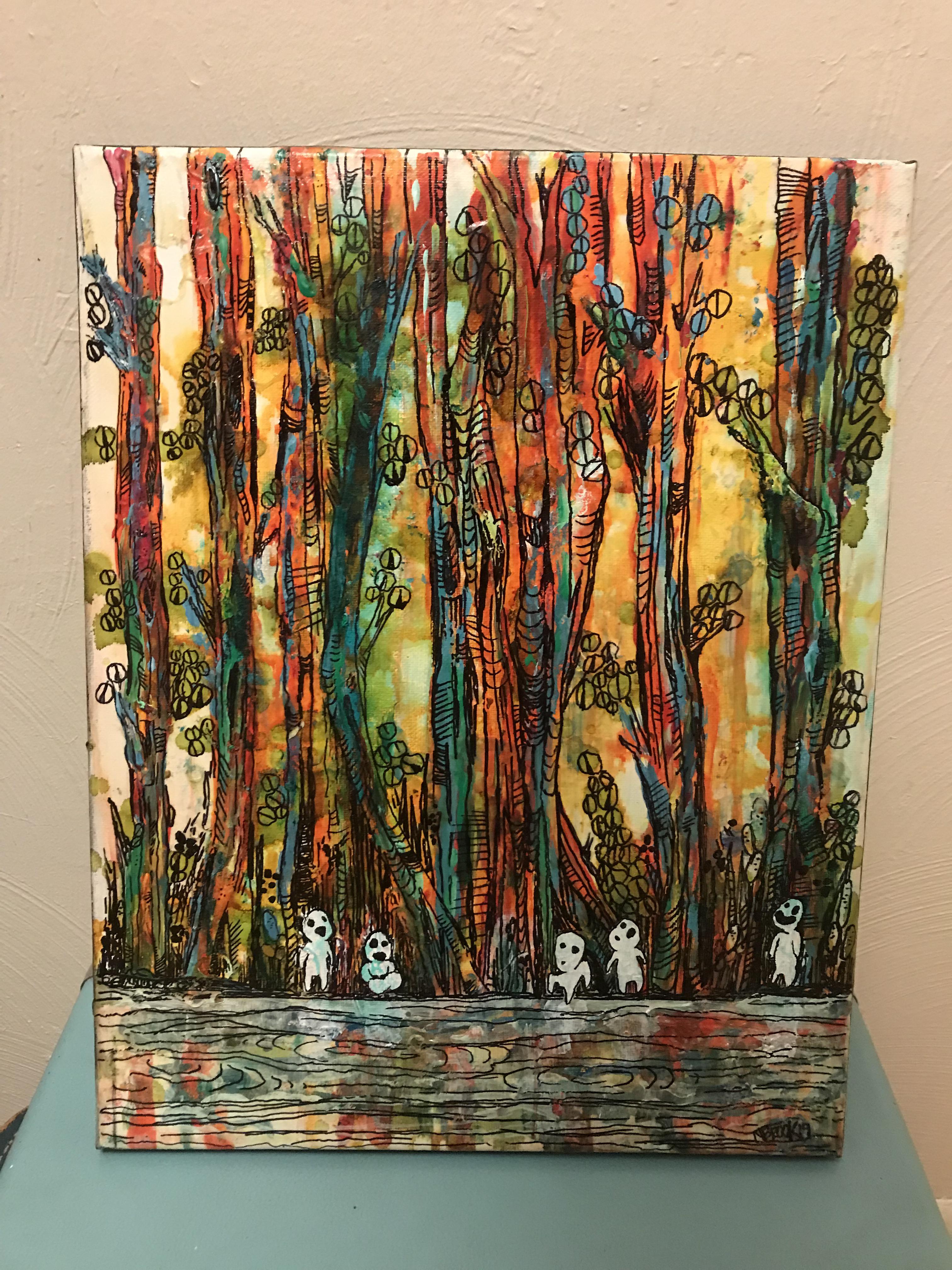 Girlfriend no_daisy_at_all inspired by the Kodama (forgive my spelling) | Scrolller