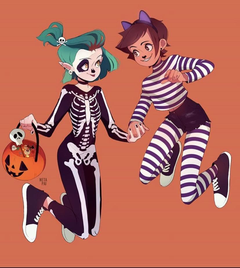 Girls are ready for Halloween! by netapai | Scrolller