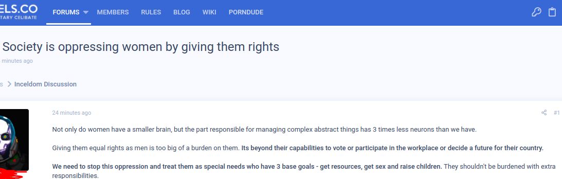 "Giving them equal rights as men is too big of a burden on them" | Scrolller