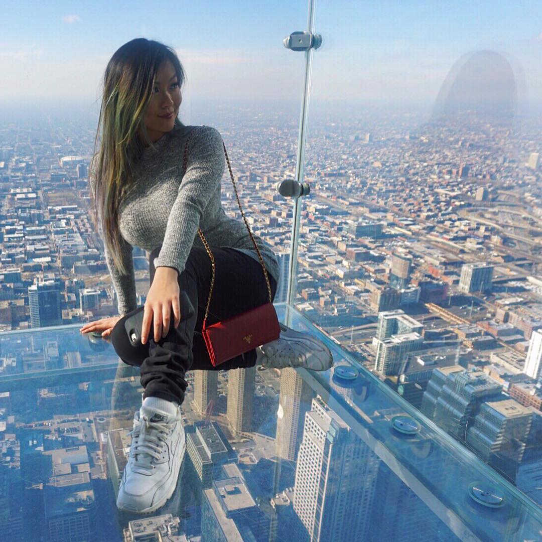 Glass floor and long jumper | Scrolller